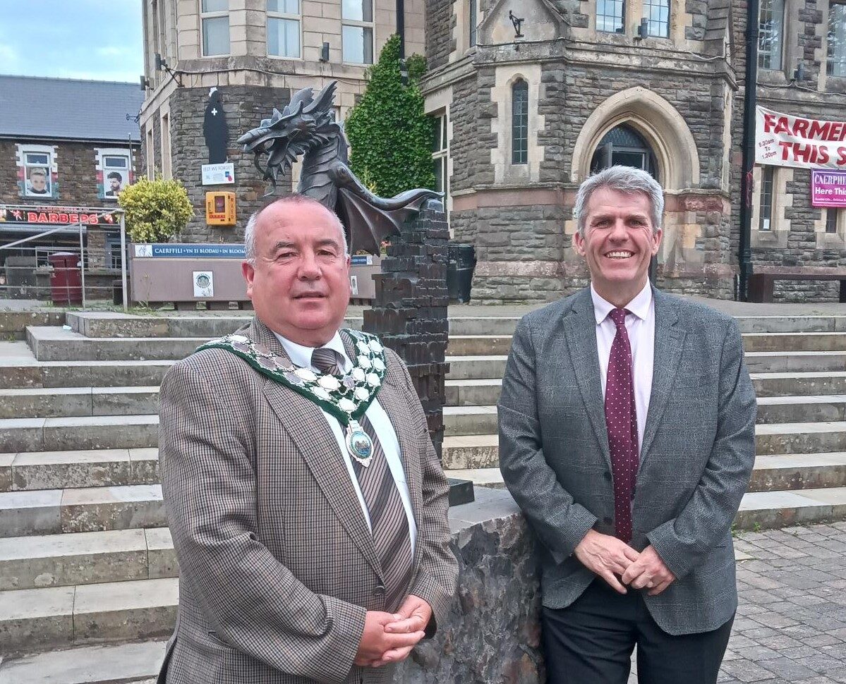 Town Mayor and Deputy Town Mayor are reappointed - Caerphilly Town ...